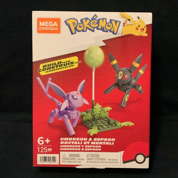 Pokemon | Accessories | Mega Construx X Pokmon Espeon And Umbreon Lego ...